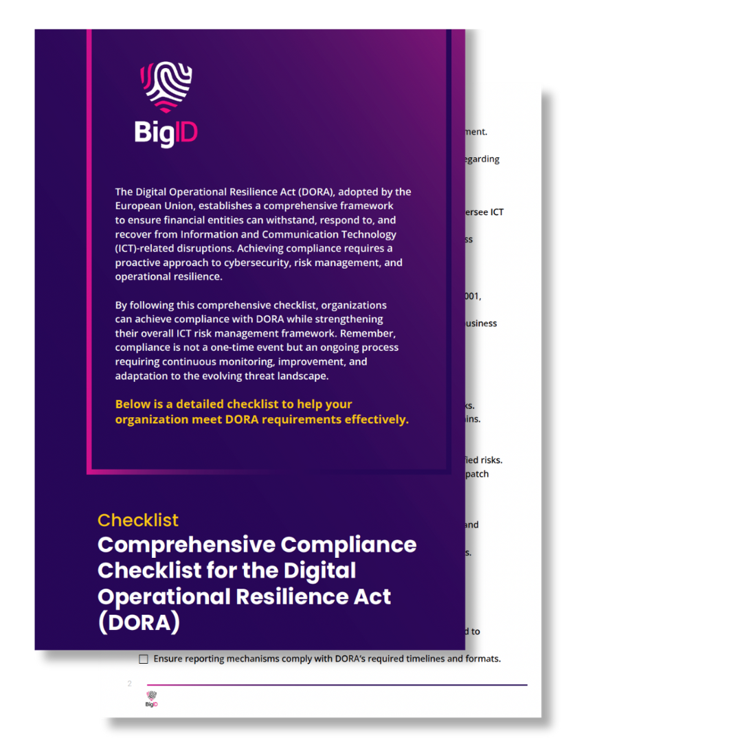 DORA Compliance Checklist